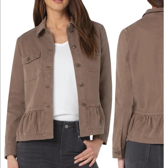 Liverpool Jeans Company | Jackets & Coats | Peplum Cargo Jacket | Poshmark